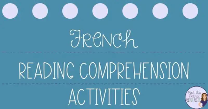 French reading comprehension activities to make differentiation so easy ...