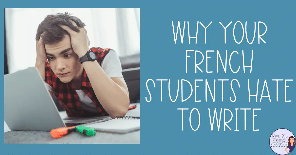 French Writing Prompts Your Students Will Love - Mme R's French Resources