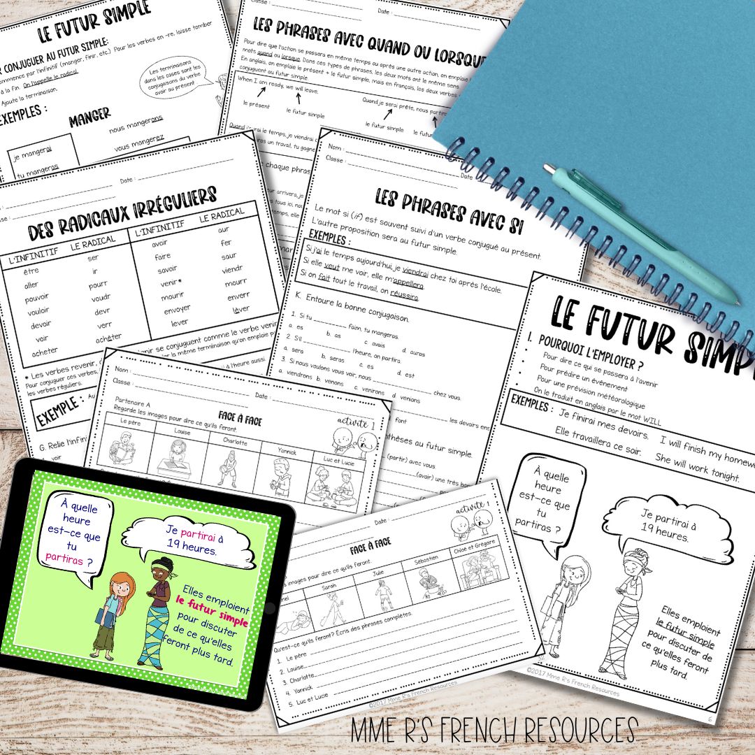 Fun and Engaging French Vocabulary Units - Mme R's French Resources
