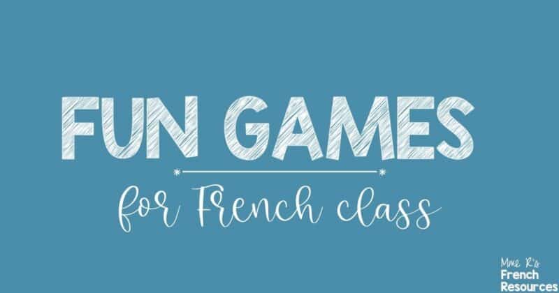 French games for Core and Immersion - Mme R's French Resources