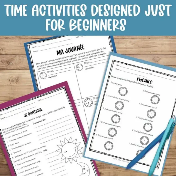 French time worksheets - Mme R's French Resources