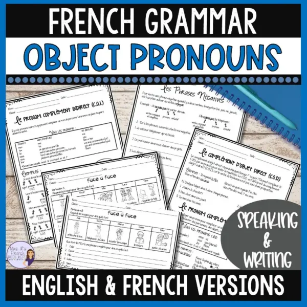 French object pronouns - Mme R's French Resources