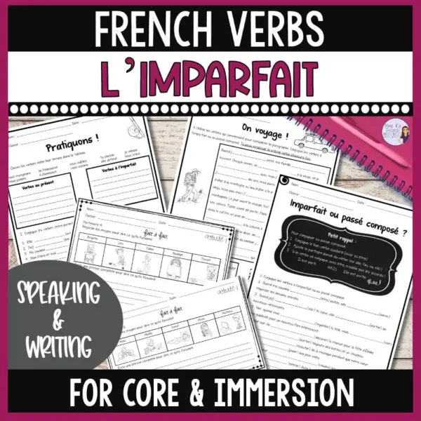 French imparfait worksheets - Mme R's French Resources