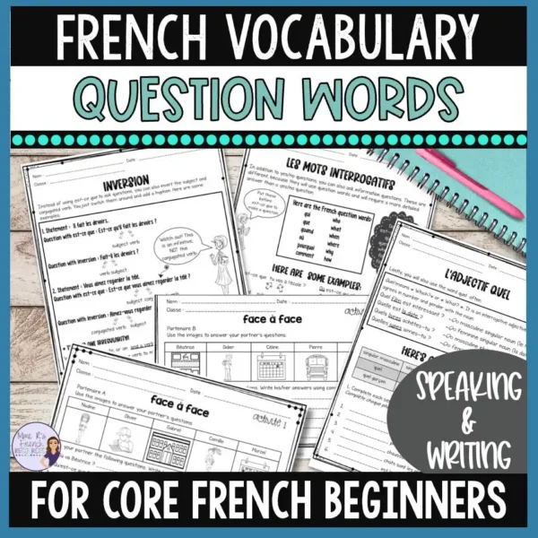 French question words - Mme R's French Resources