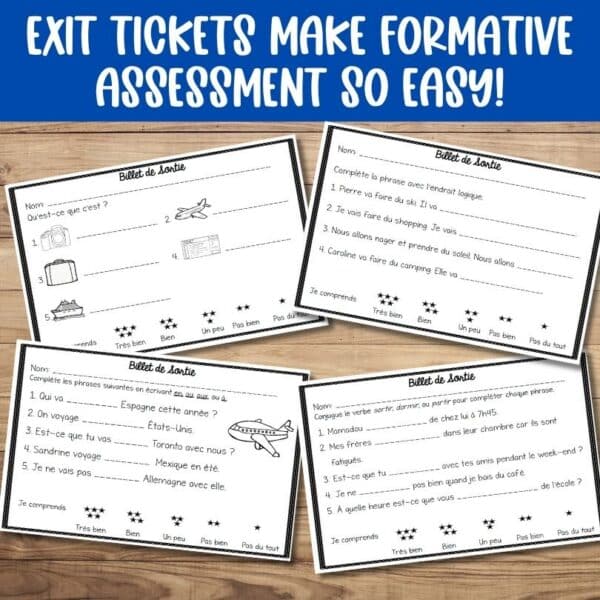 French travel worksheets - Mme R's French Resources